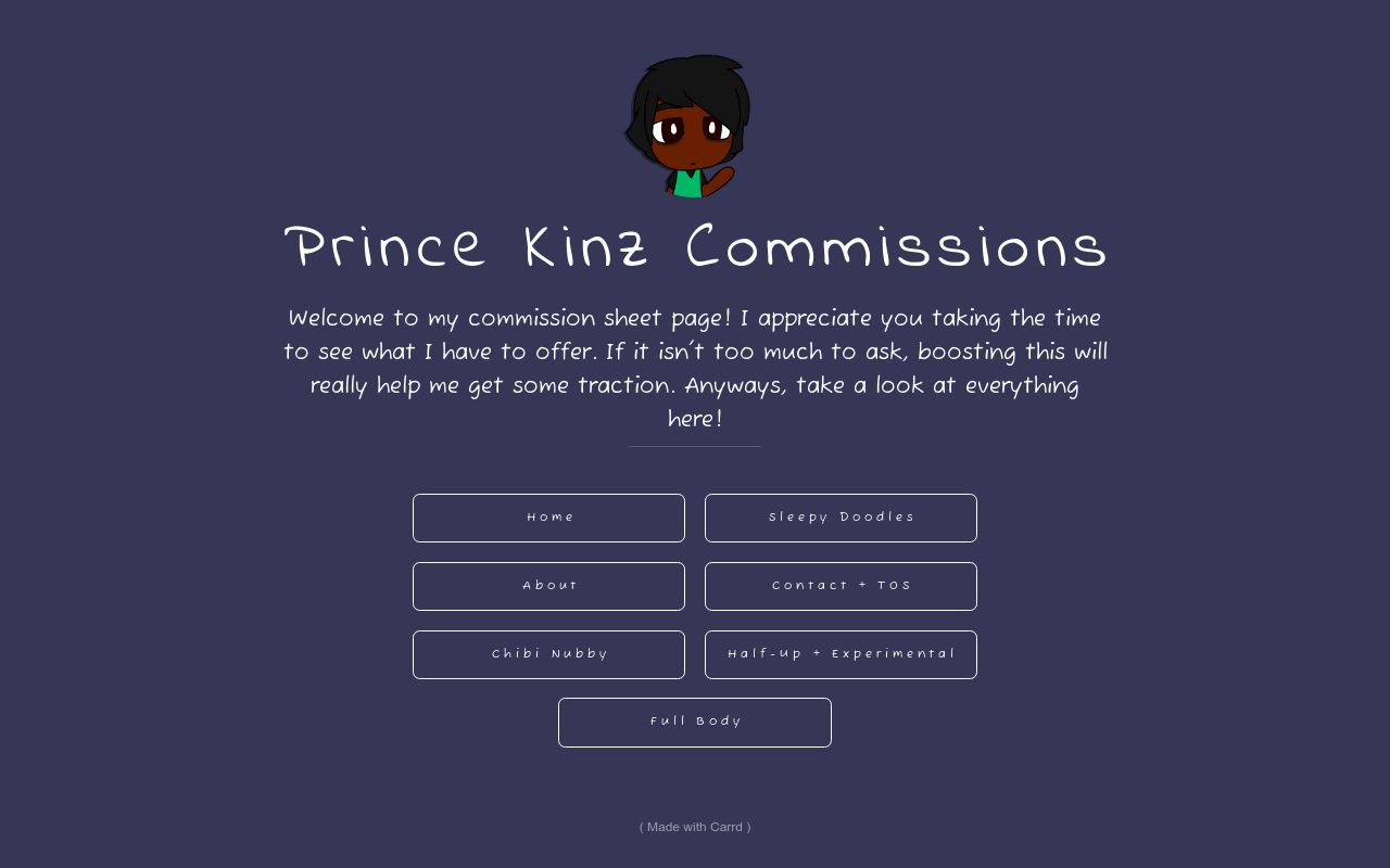 Prince Kinz's Commissions